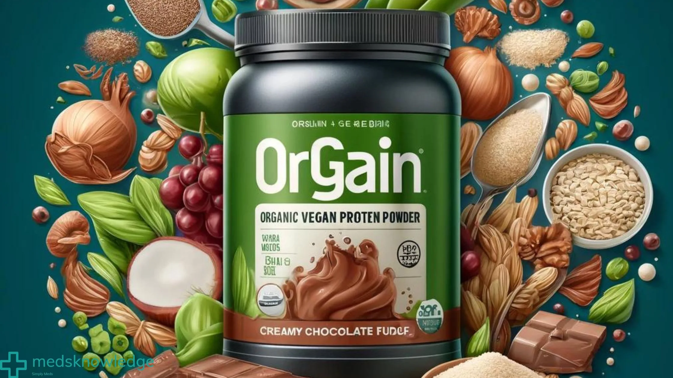 Orgain Vegan Protein Powder Review: Creamy Chocolate Fudge.
